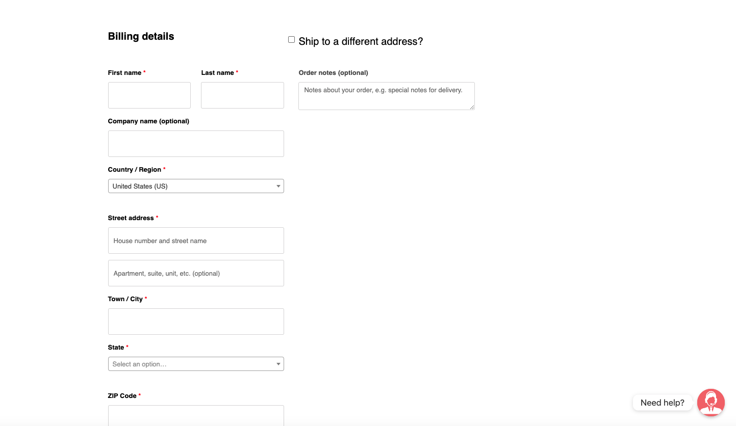 Changing Shipping Address | ECTherm